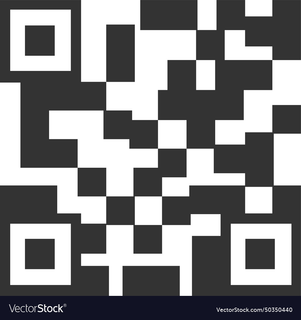 Qr scan code Royalty Free Vector Image - VectorStock