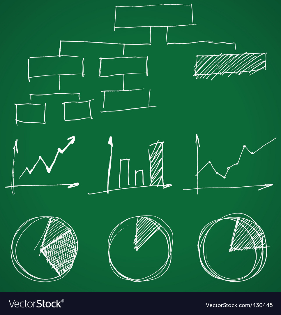 Business charts Royalty Free Vector Image - VectorStock