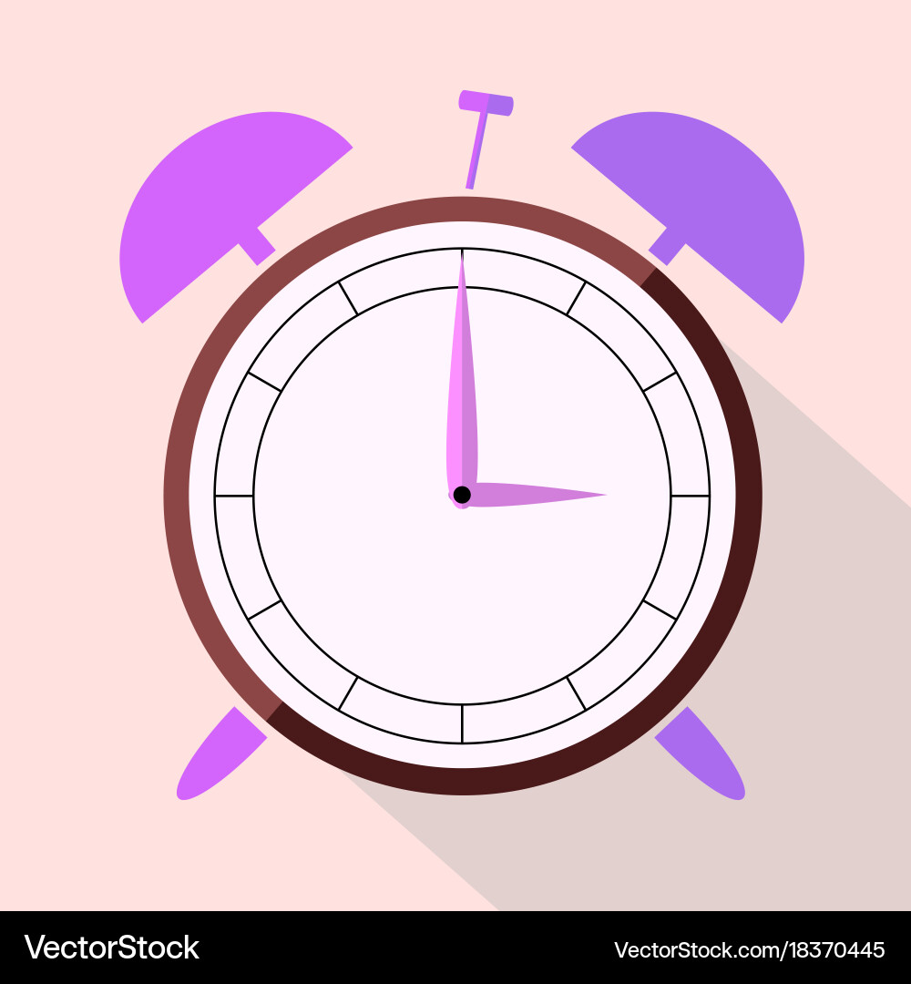 Dial of the alarm clock Royalty Free Vector Image