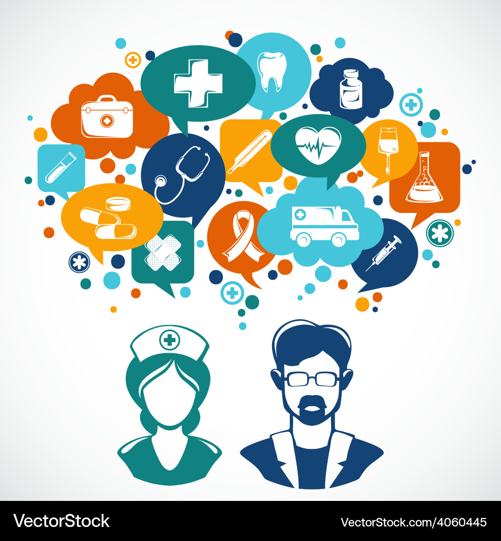 Medicine Concept Royalty Free Vector Image - VectorStock