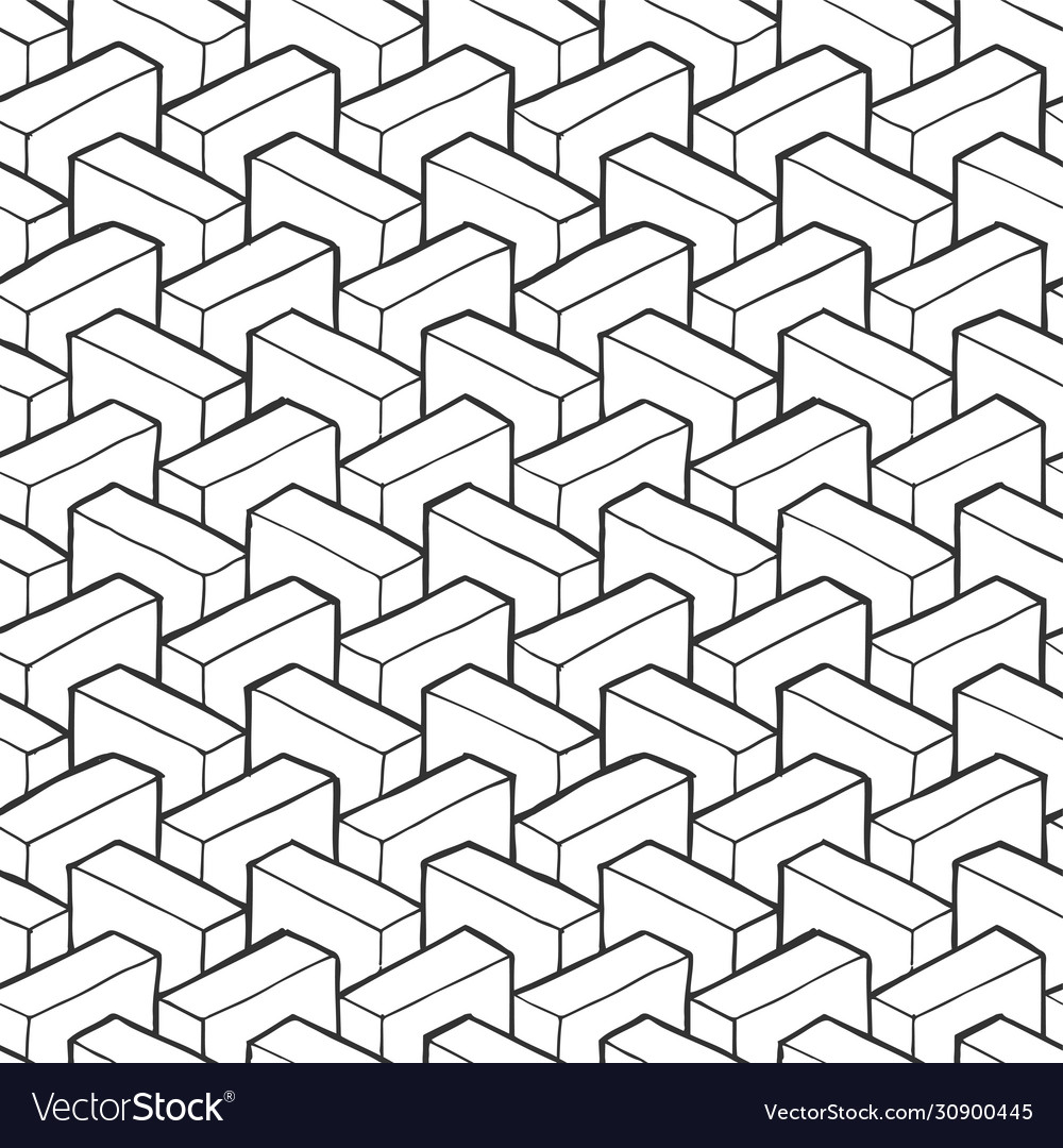 Optical illusion pattern Royalty Free Vector Image