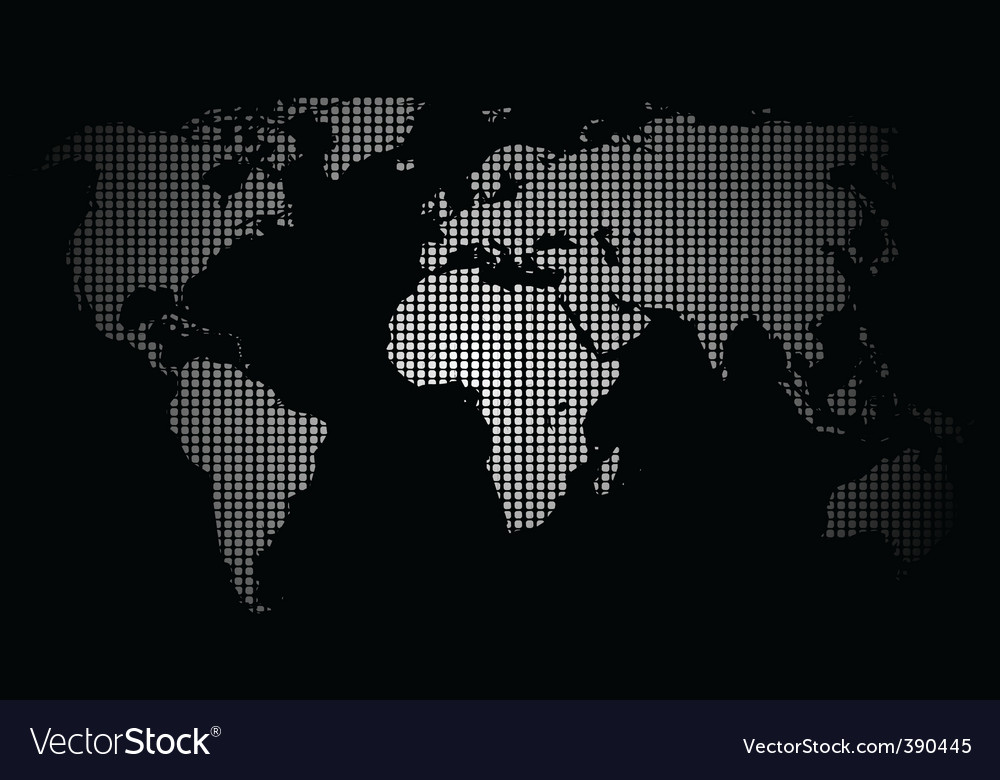 World map Royalty Free Vector Image - VectorStock