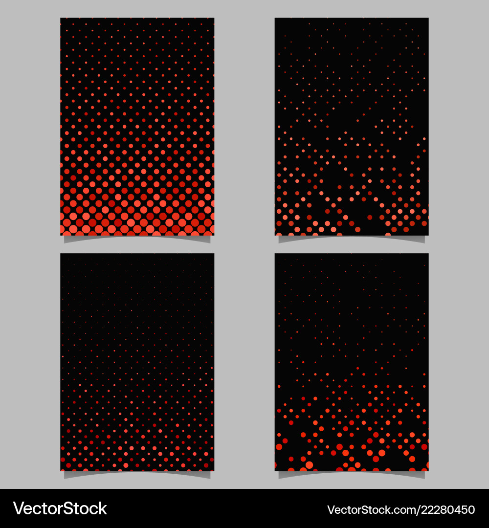 Repeating dot pattern page background template Vector Image