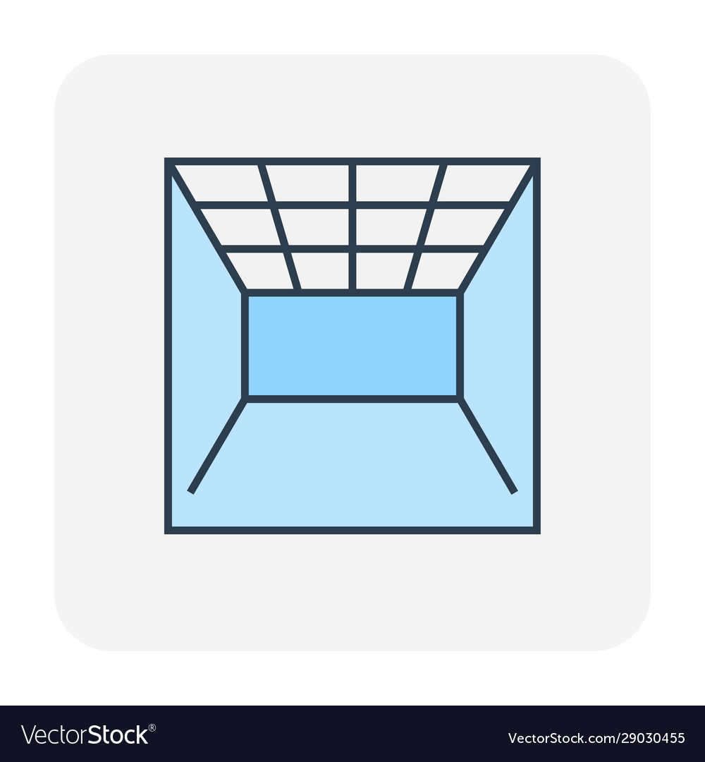 Ceiling material icon Royalty Free Vector Image