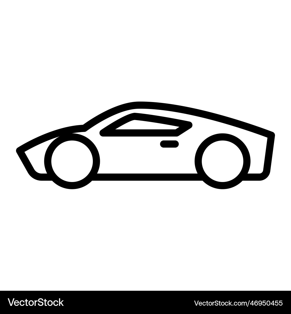 Sports car icon Royalty Free Vector Image - VectorStock