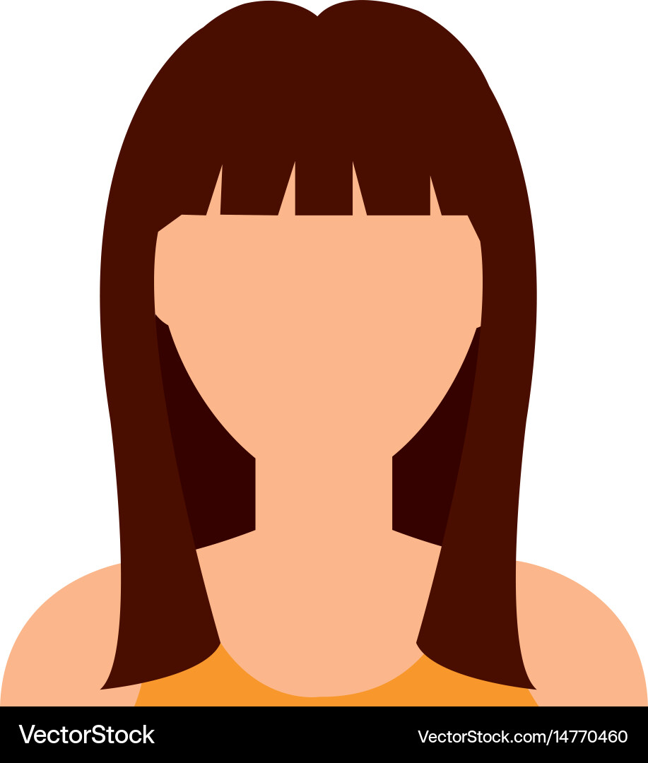 Woman avatar icon Royalty Free Vector Image - VectorStock