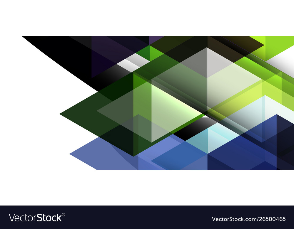 Abstract concept triangle graphic element Vector Image