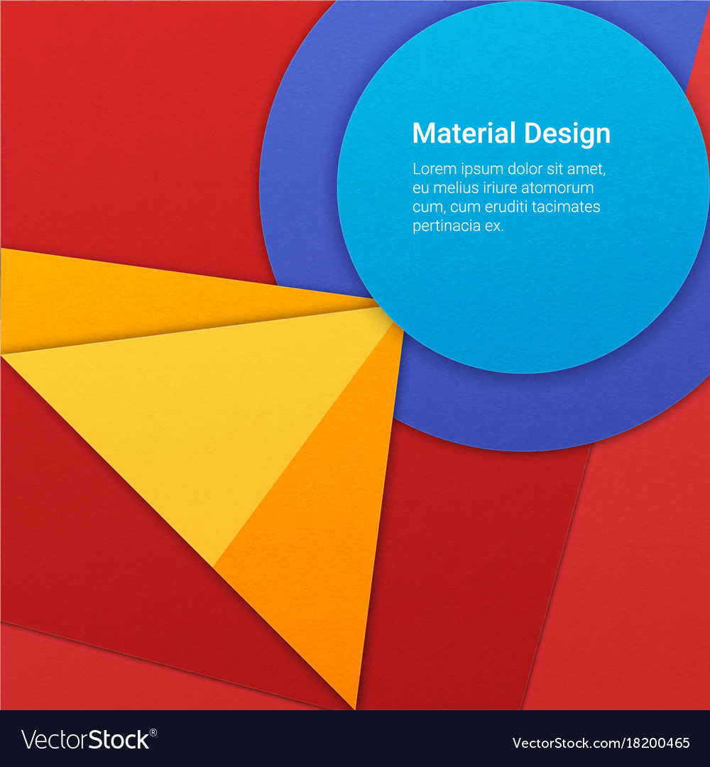 Material design background Royalty Free Vector Image