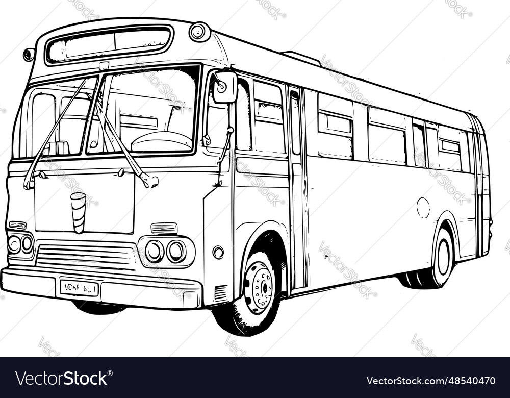 Bus Royalty Free Vector Image - VectorStock
