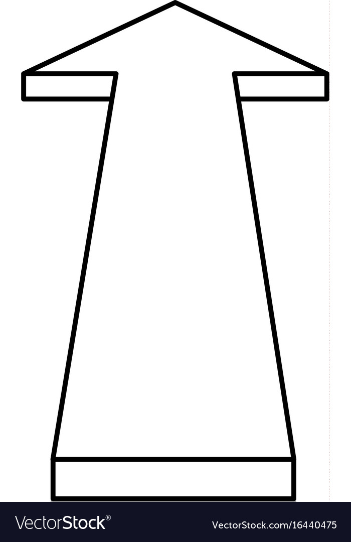 Arrow pointer symbol Royalty Free Vector Image