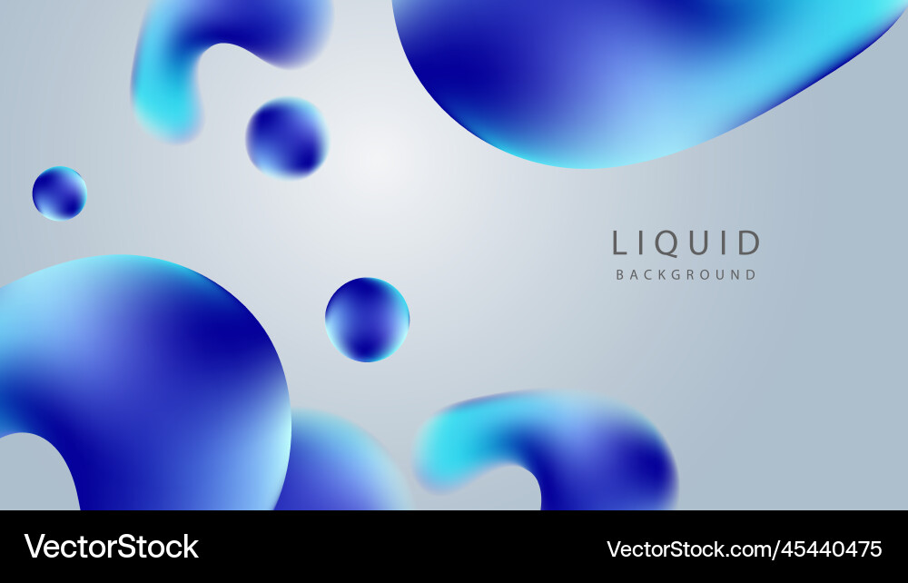 Modern colorful vivid vibrant gradient liquid Vector Image