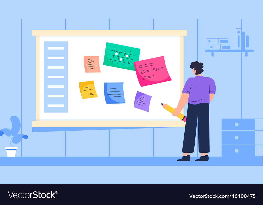 Task manager Royalty Free Vector Image - VectorStock