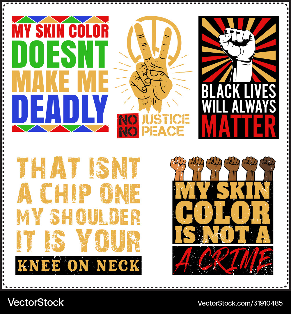 Different quote t shirt design for protest Vector Image