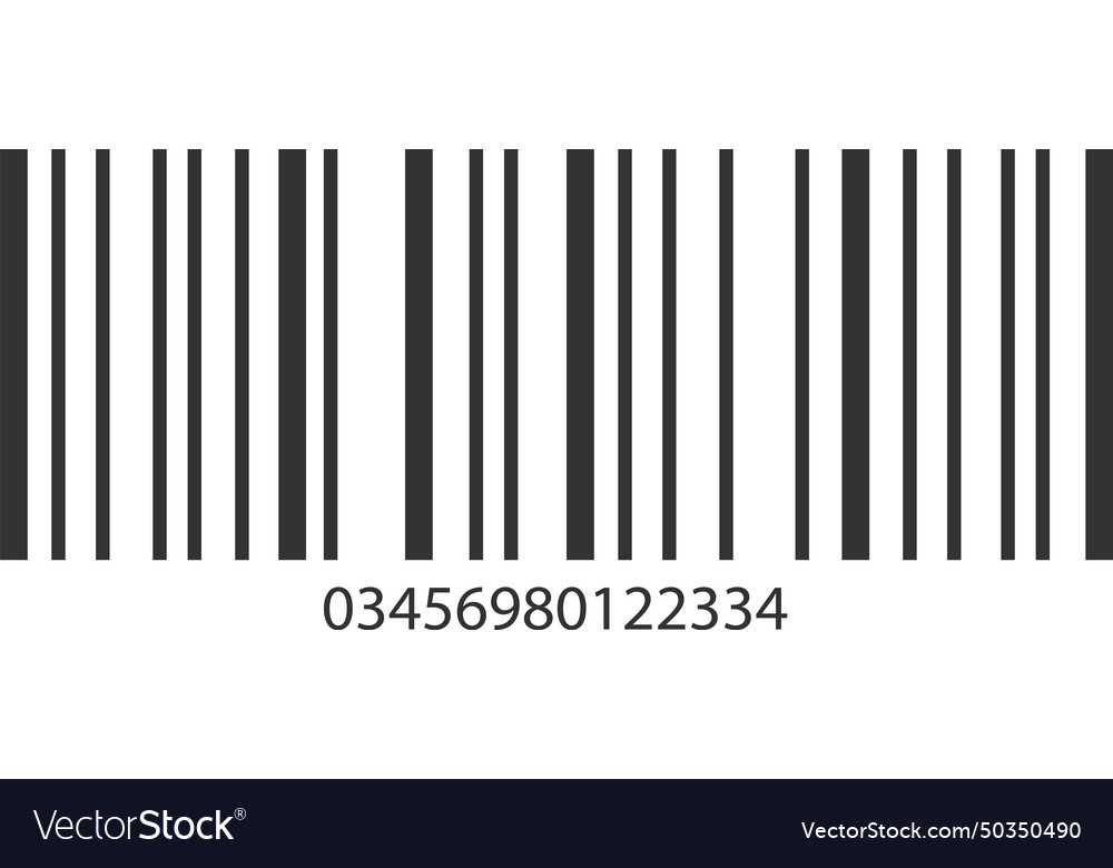 Bar code icon Royalty Free Vector Image - VectorStock