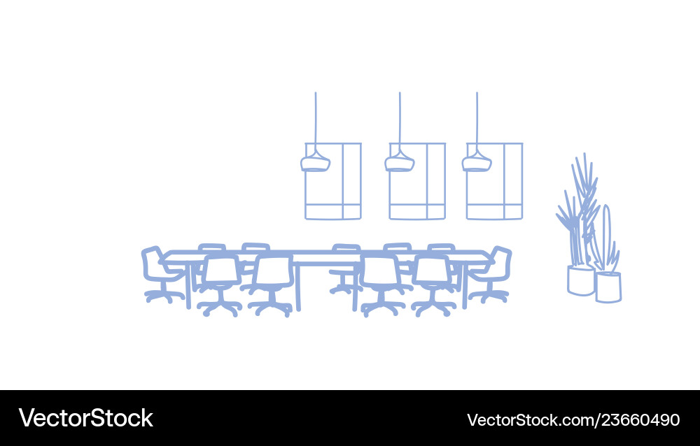 Business coworking open space modern conference Vector Image