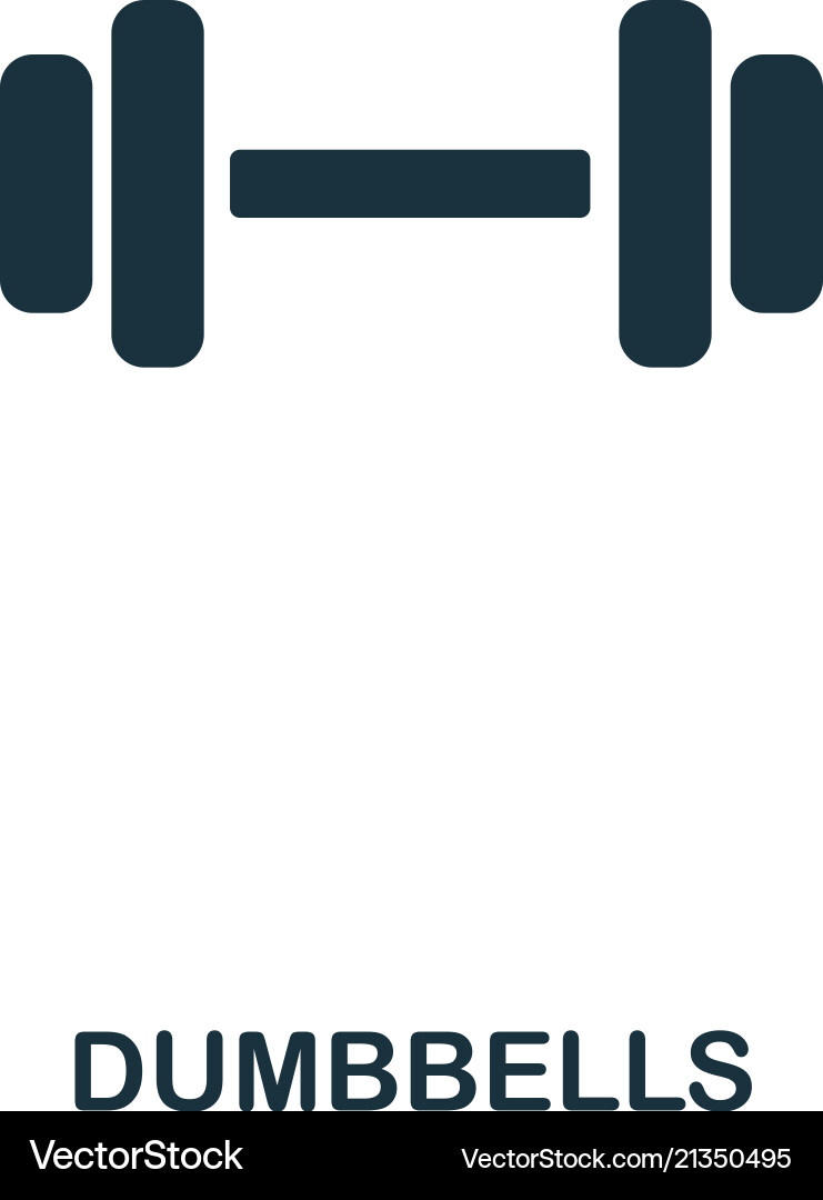 Dumbbells icon ui dumbbells icon Royalty Free Vector Image