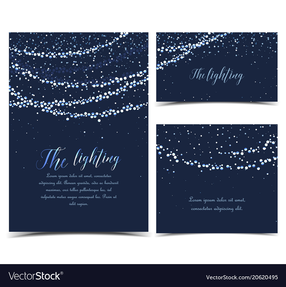 String lights Royalty Free Vector Image - VectorStock