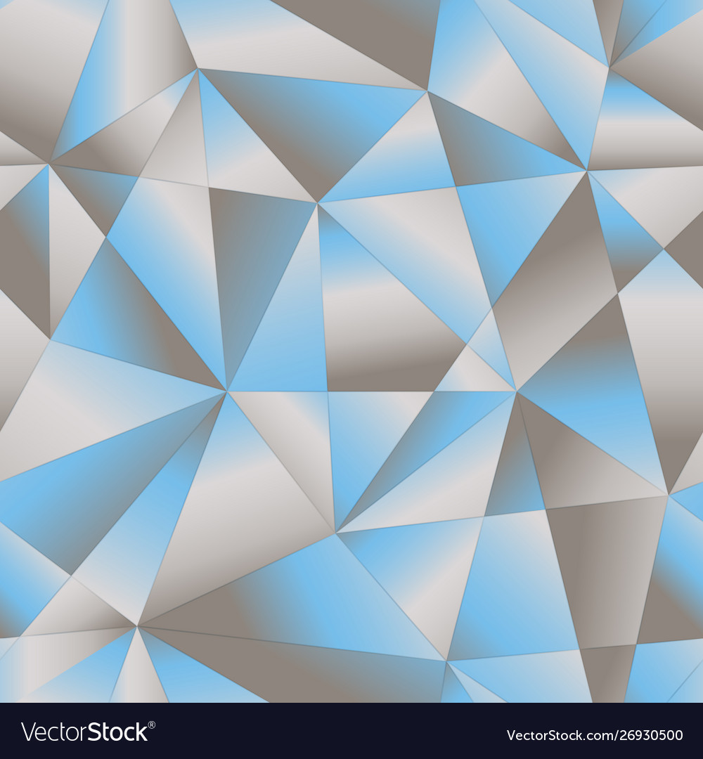 Blue triangle pattern Royalty Free Vector Image