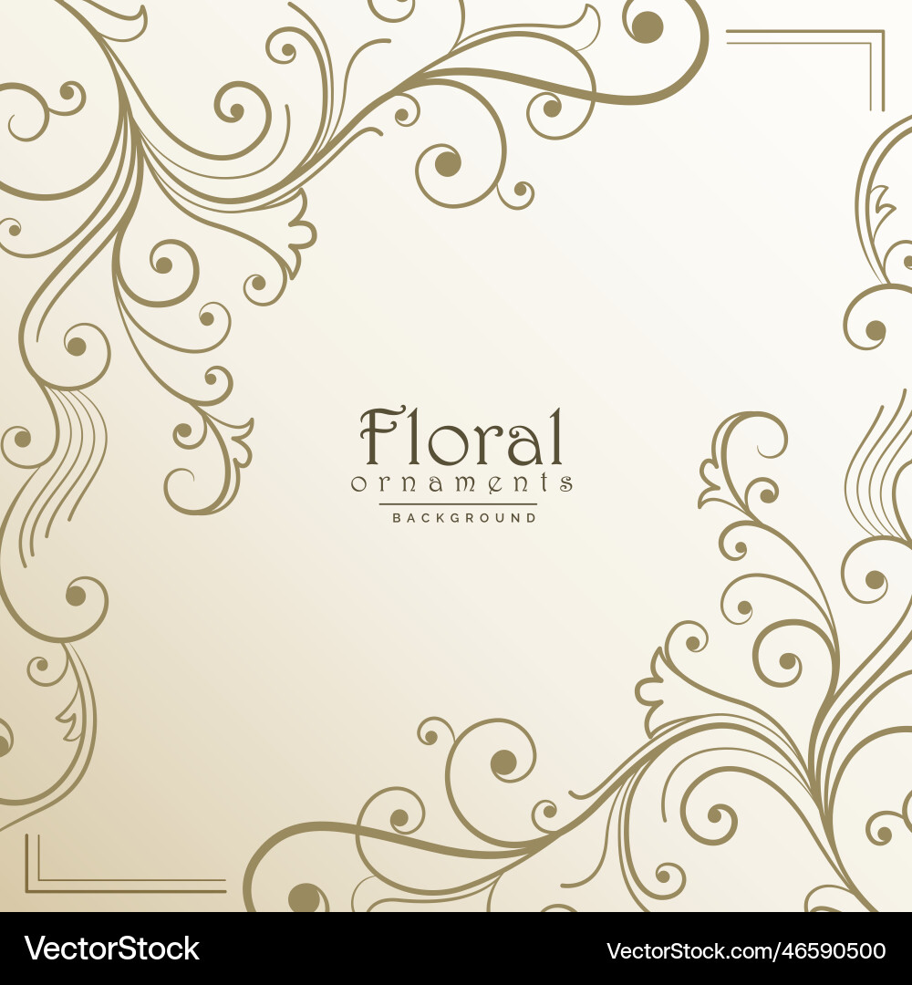 Lovely floral background design Royalty Free Vector Image