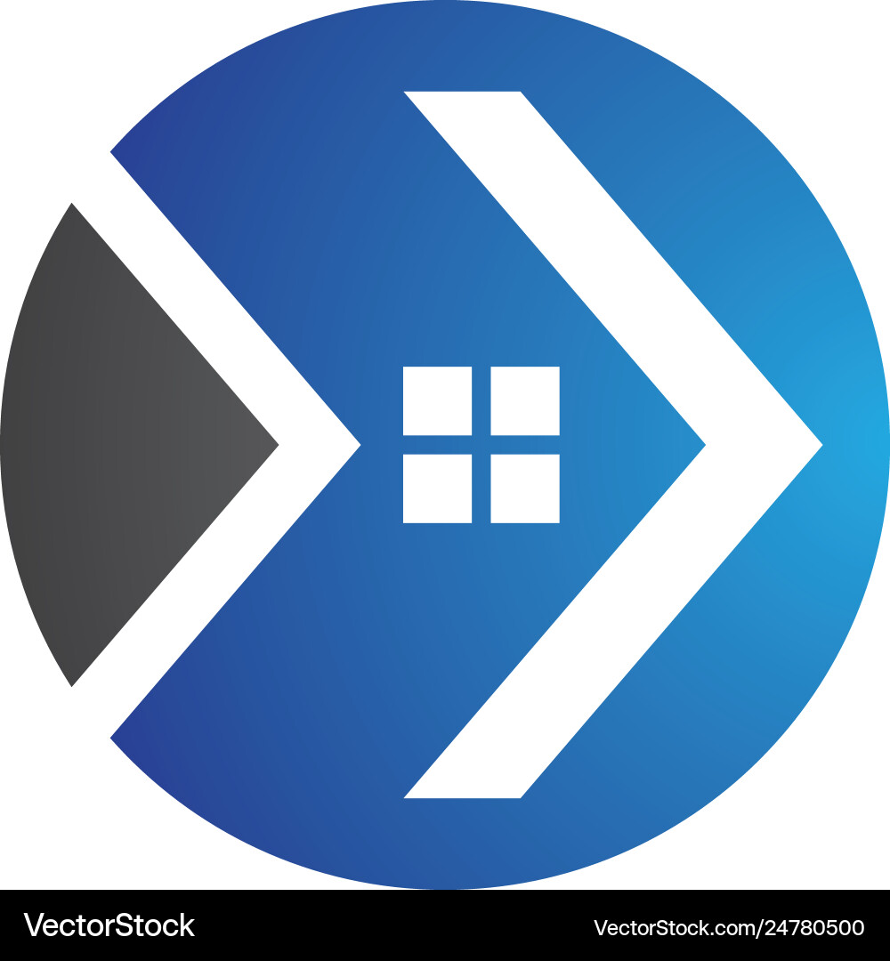 Property logo template Royalty Free Vector Image