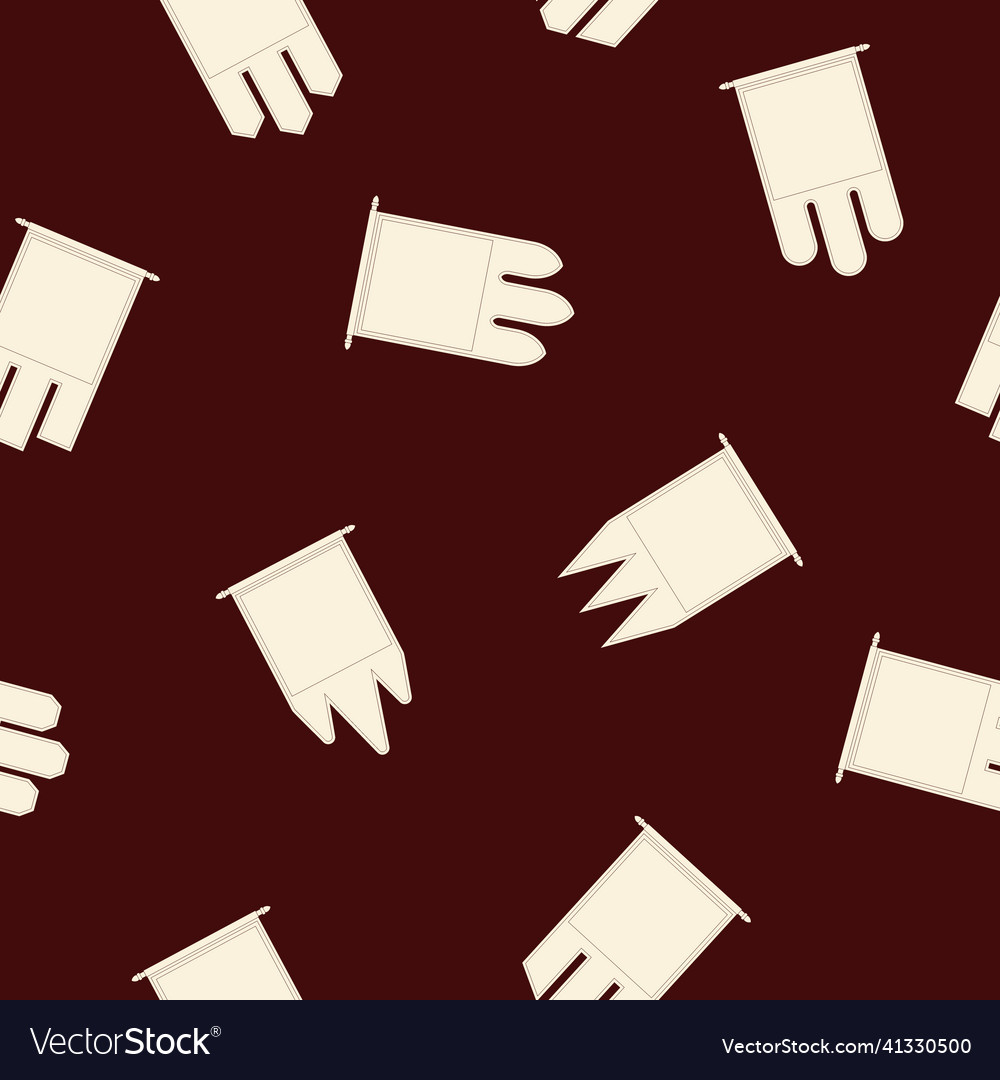 Seamless pattern with heraldic flags Royalty Free Vector