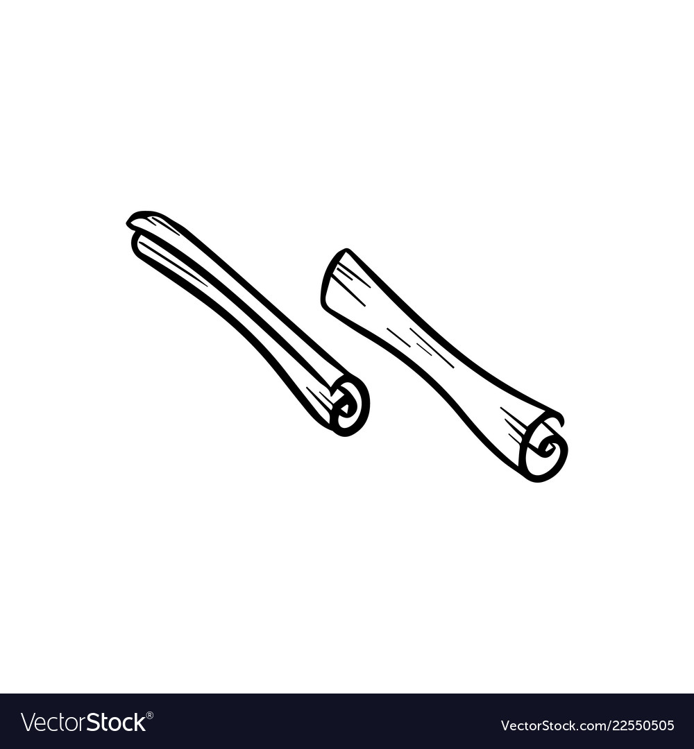 Cinnamon doodle icon Royalty Free Vector Image Cinnamon doodle icon Royalty Free Vector Image