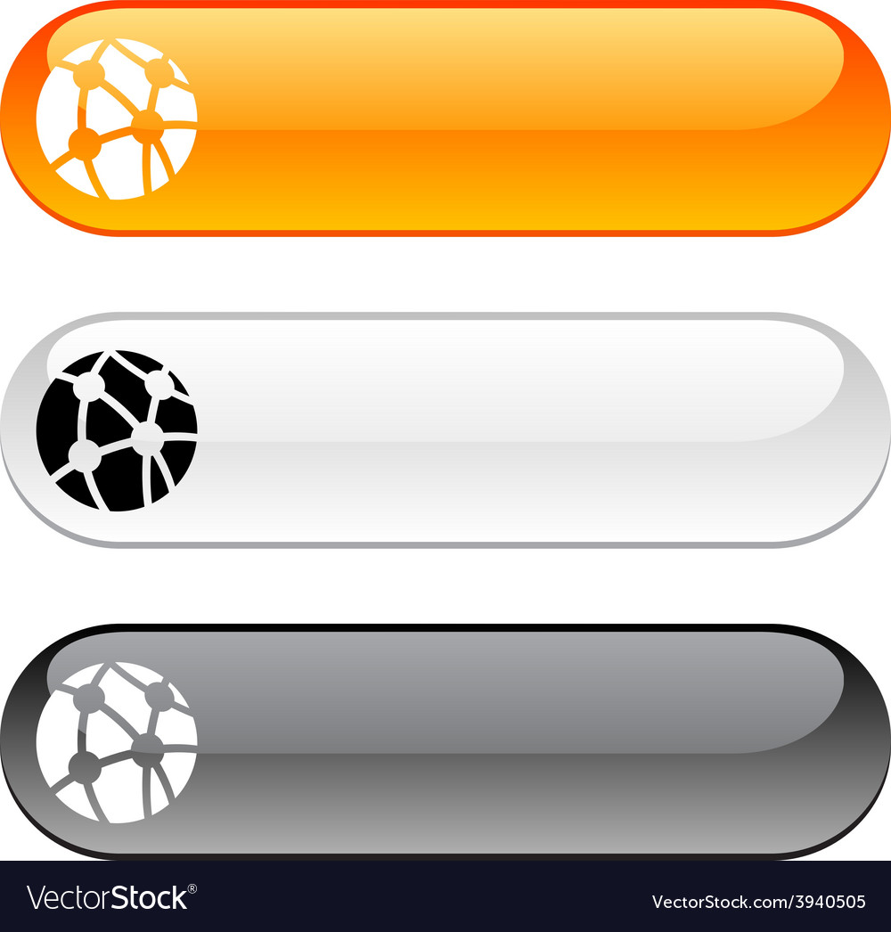 Network button Royalty Free Vector Image - VectorStock