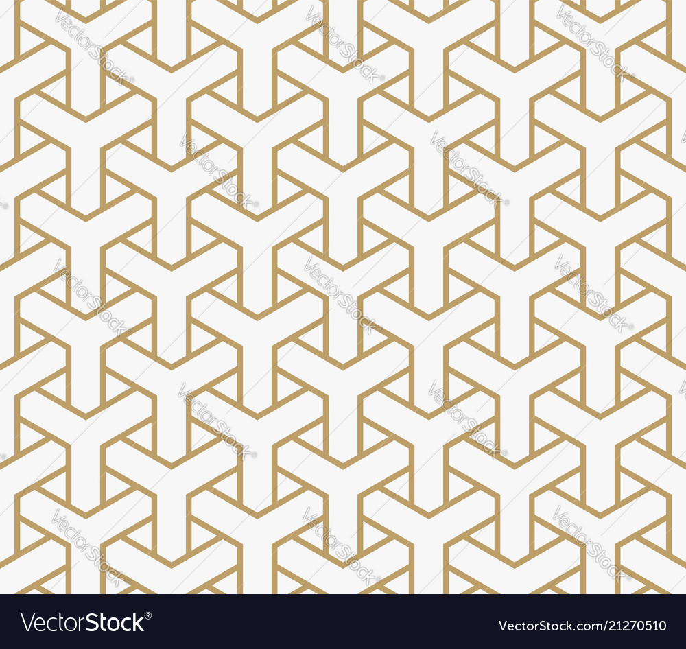 Abstract geometric pattern with lines a seamless Vector Image