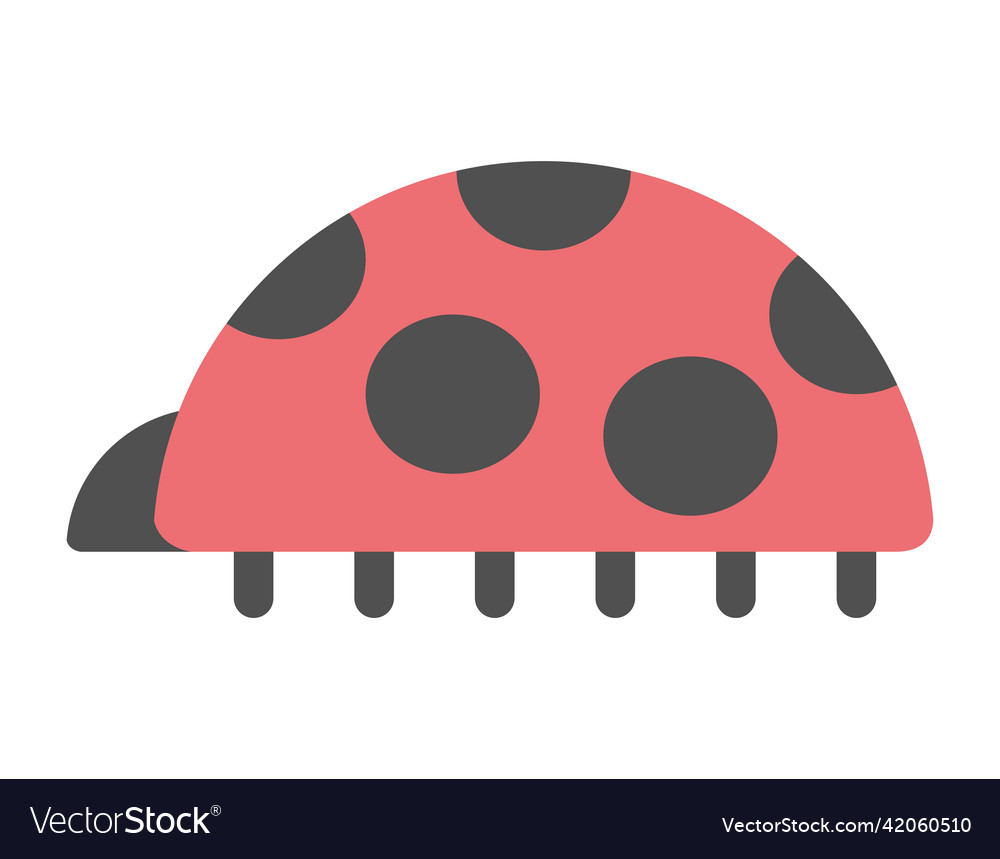 Cute ladybug insect Royalty Free Vector Image - VectorStock