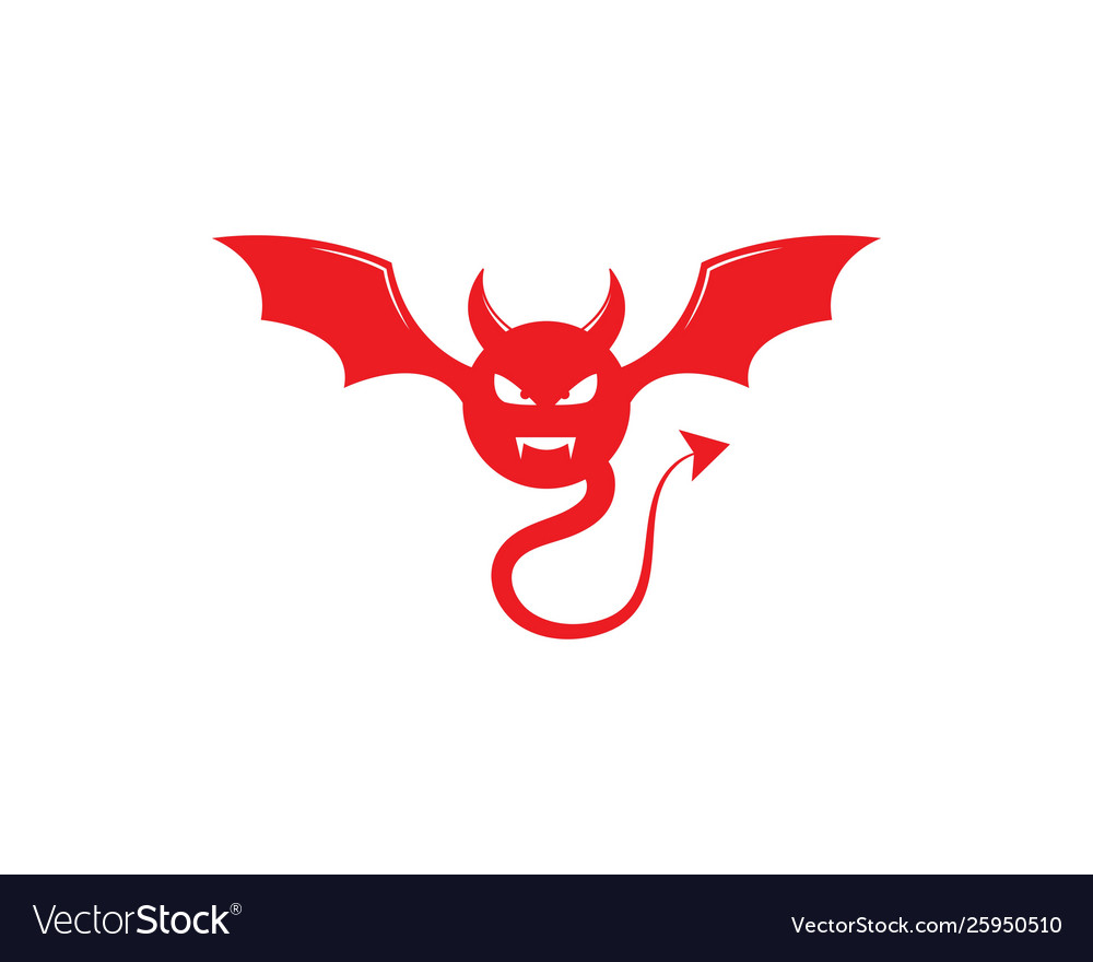 Devil logo Royalty Free Vector Image - VectorStock