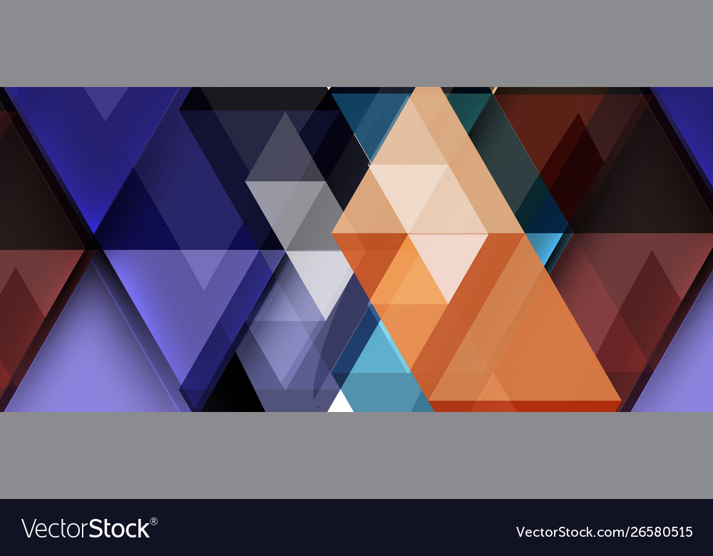 Abstract concept triangle graphic element Vector Image