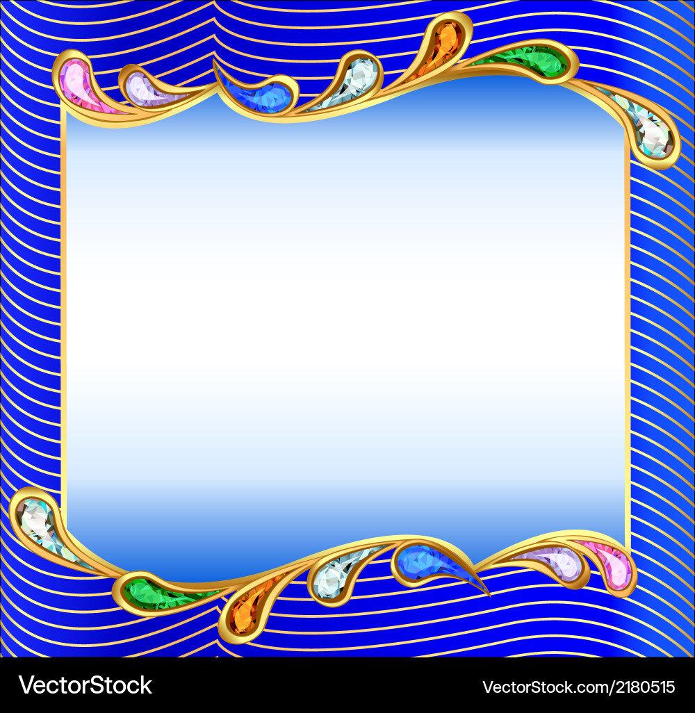 Background with a wave of precious Royalty Free Vector Image