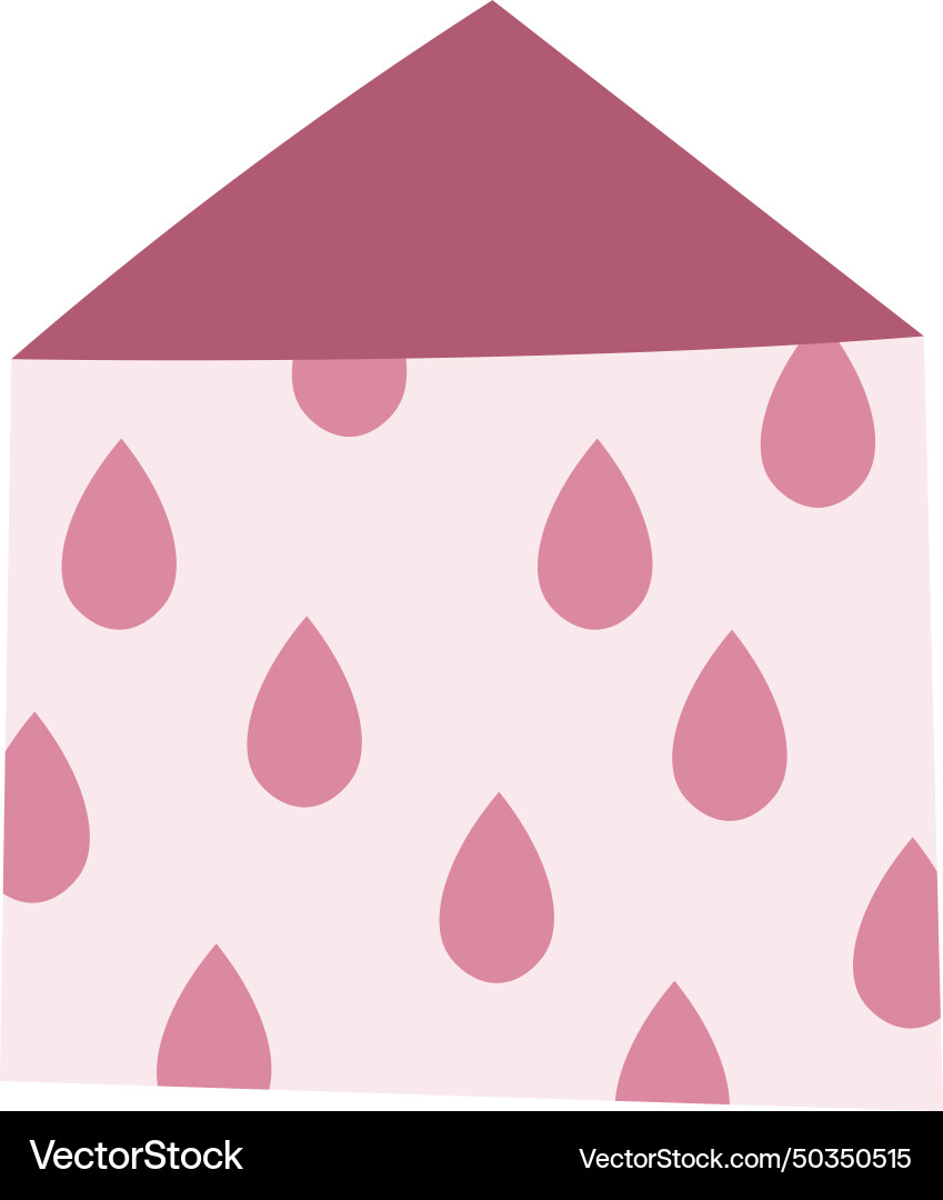 House building cartoon Royalty Free Vector Image