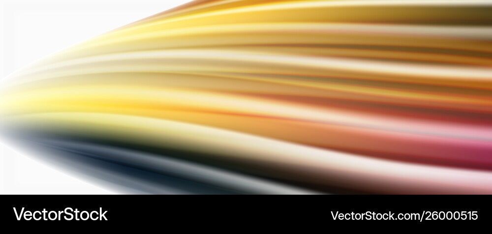 Modern liquid color flow on white - colorful Vector Image