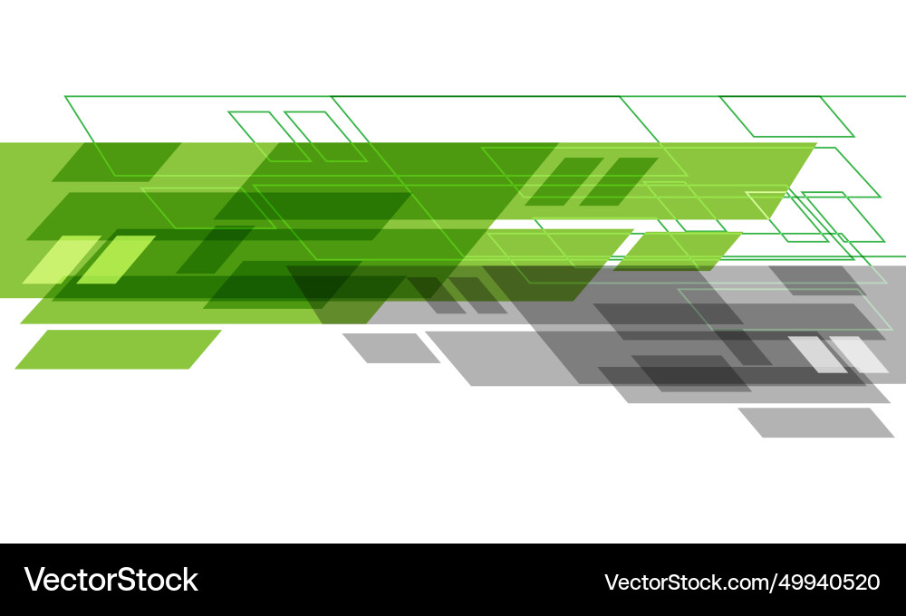 Abstract green grey technology futuristic cyber Vector Image