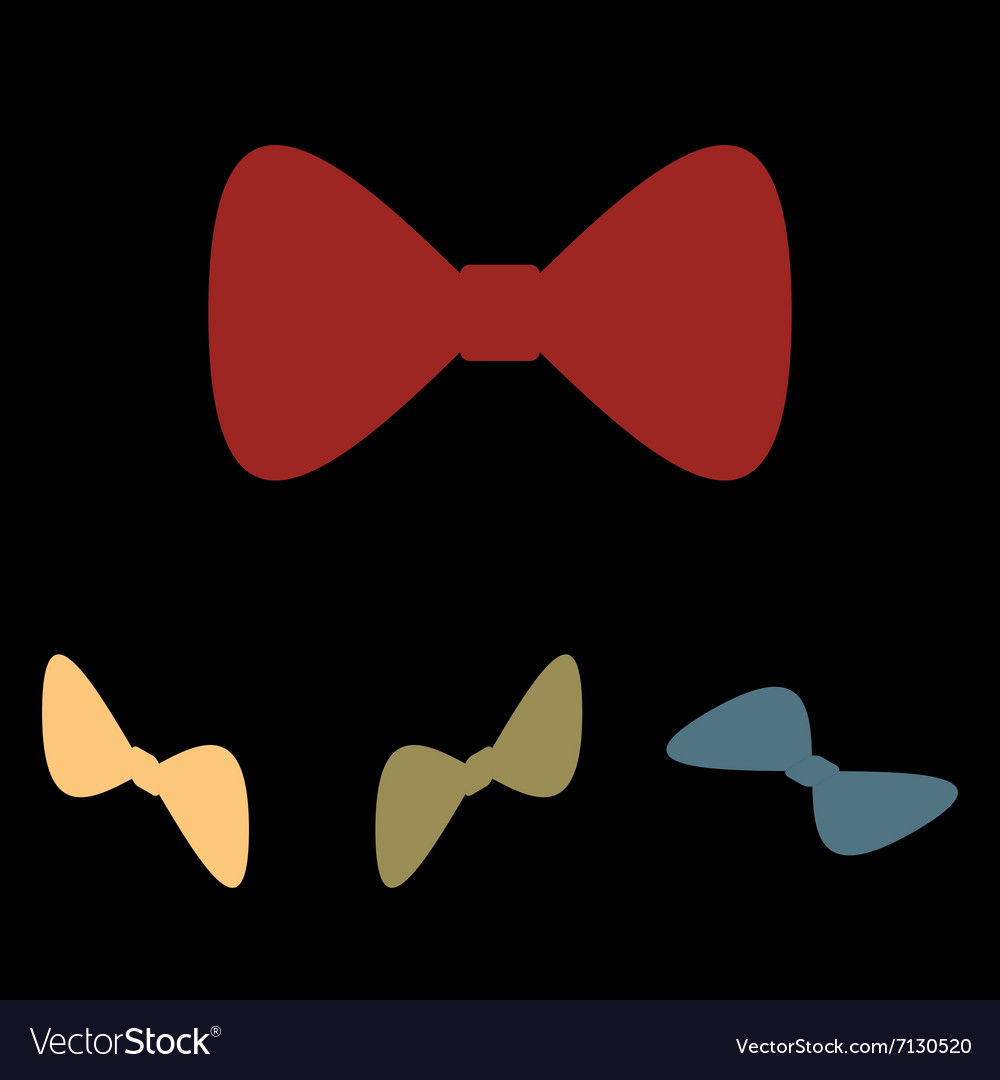 Bow tie icon Royalty Free Vector Image - VectorStock