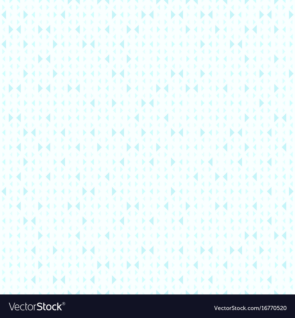 Cyan triangle pattern seamless Royalty Free Vector Image