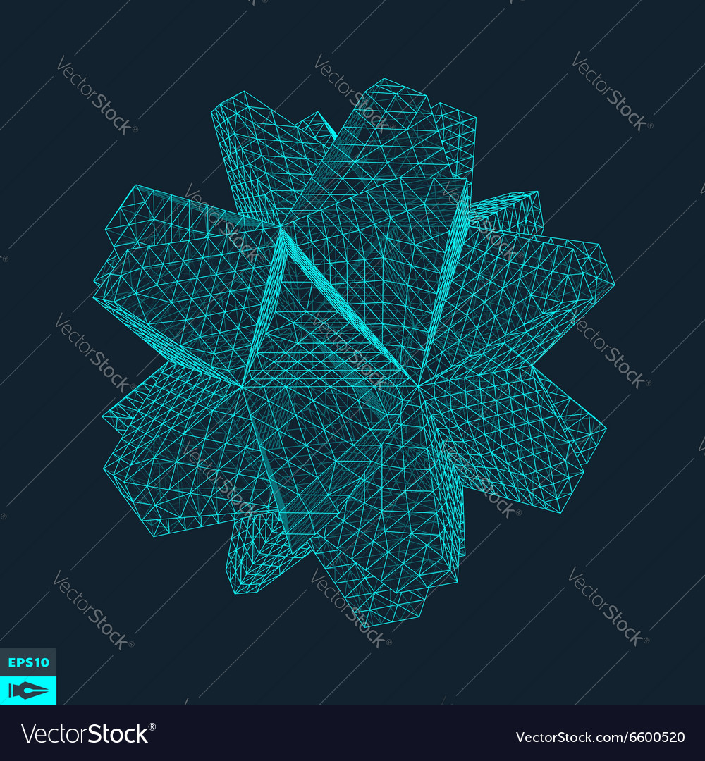 Lattice Geometric Polygonal Element Royalty Free Vector