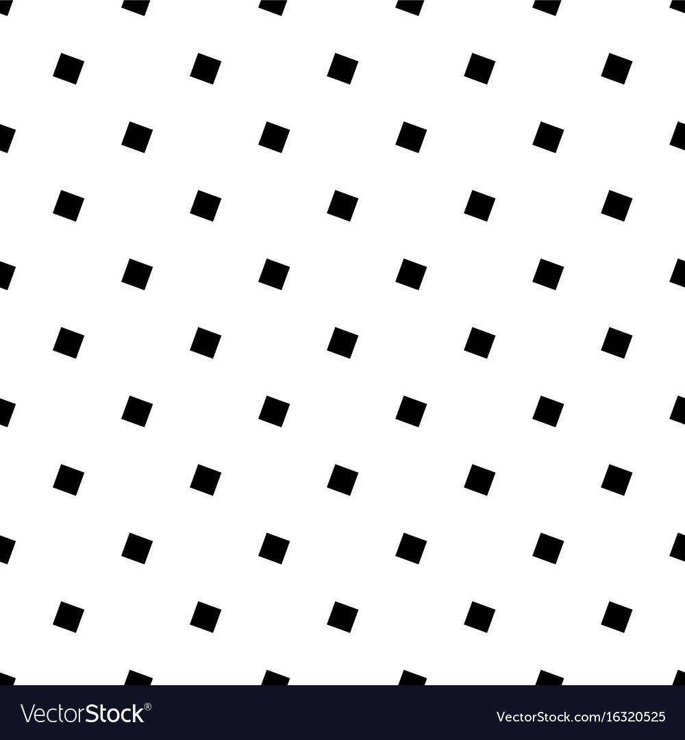 Angular black and white seamless square pattern Vector Image