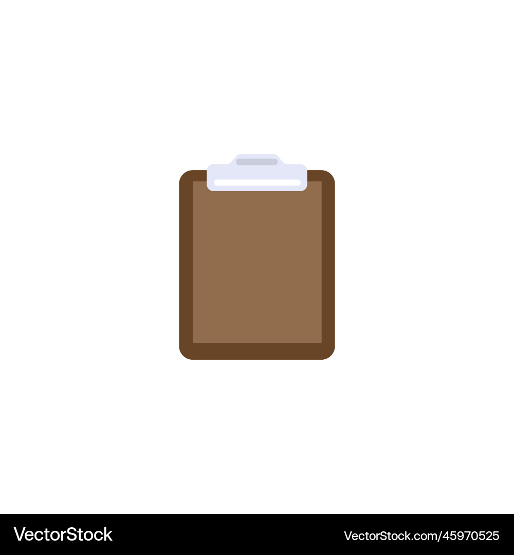 Clipboard creative icon from stationery icons Vector Image