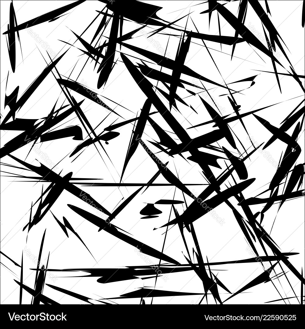 Geometric pattern of chaotic random shapes rough Vector Image
