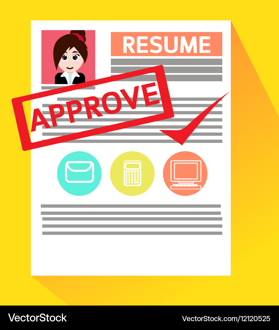 Job interviews good luck for new Royalty Free Vector Image