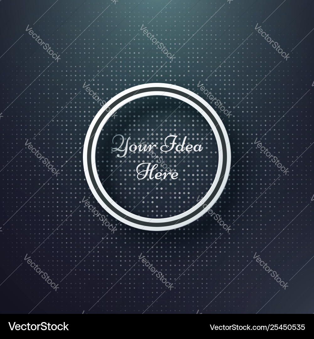 Business paper template - infographic idea Vector Image