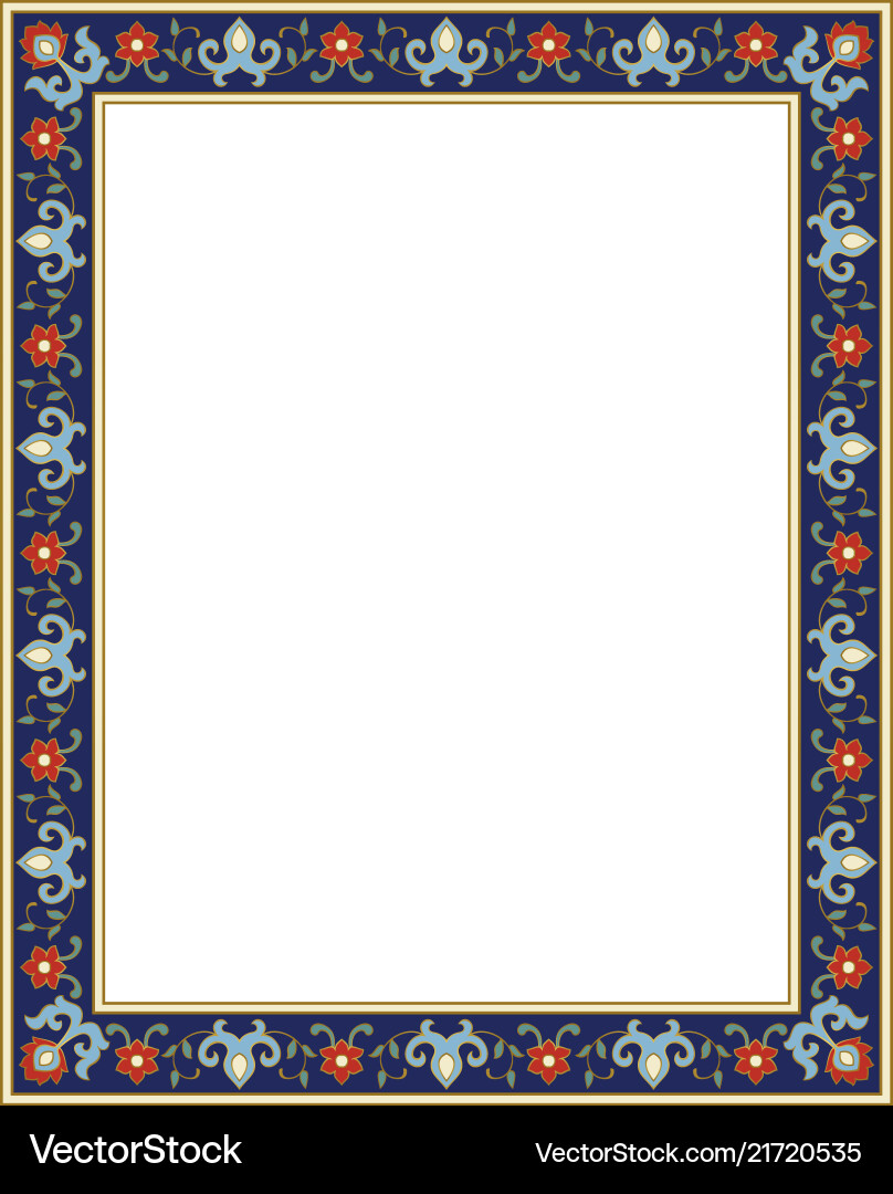 Template for frame Royalty Free Vector Image - VectorStock