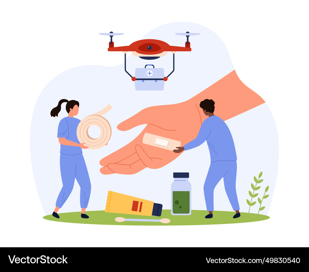 First aid for wounds scratches and scrapes Vector Image