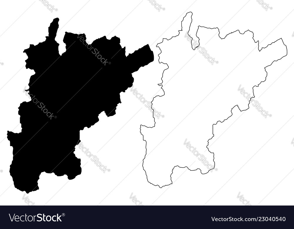 Uri map Royalty Free Vector Image - VectorStock