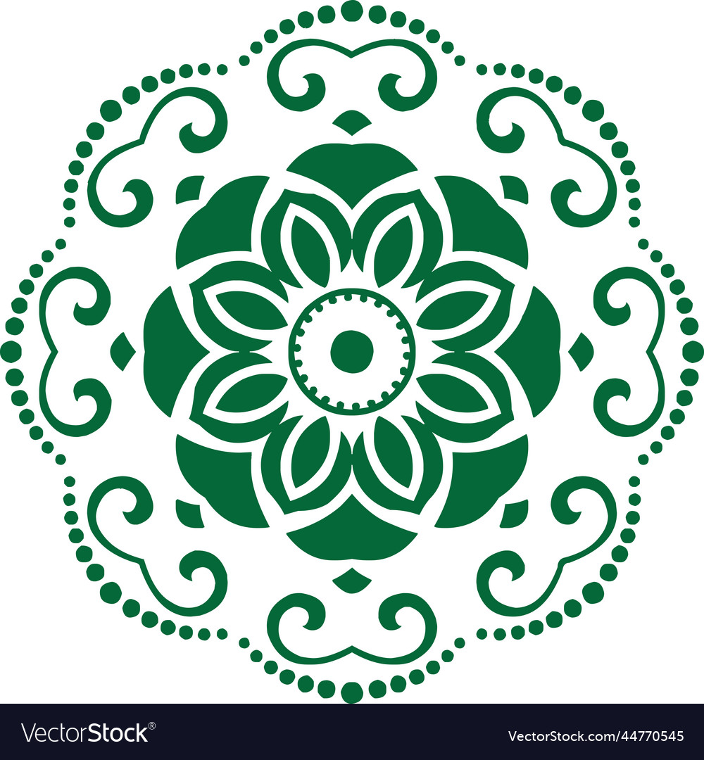 Abstract floral pattern Royalty Free Vector Image