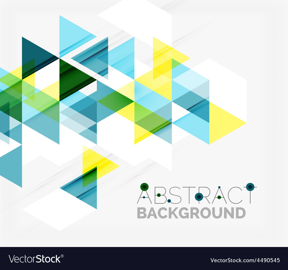 Abstract geometric background modern overlapping Vector Image