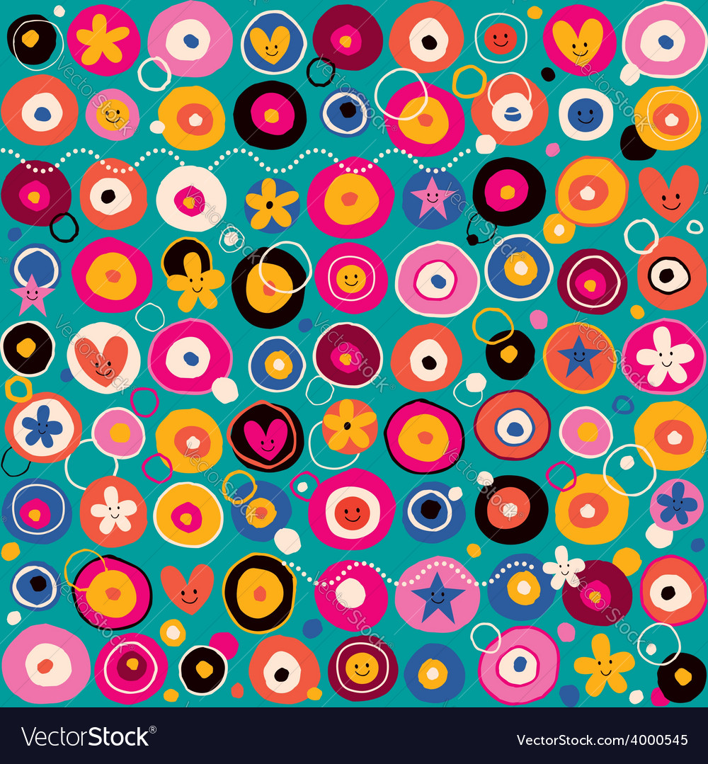 Fun pattern 3 Royalty Free Vector Image - VectorStock
