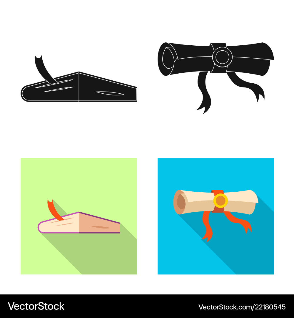 Isolated object of education and learning symbol Vector Image